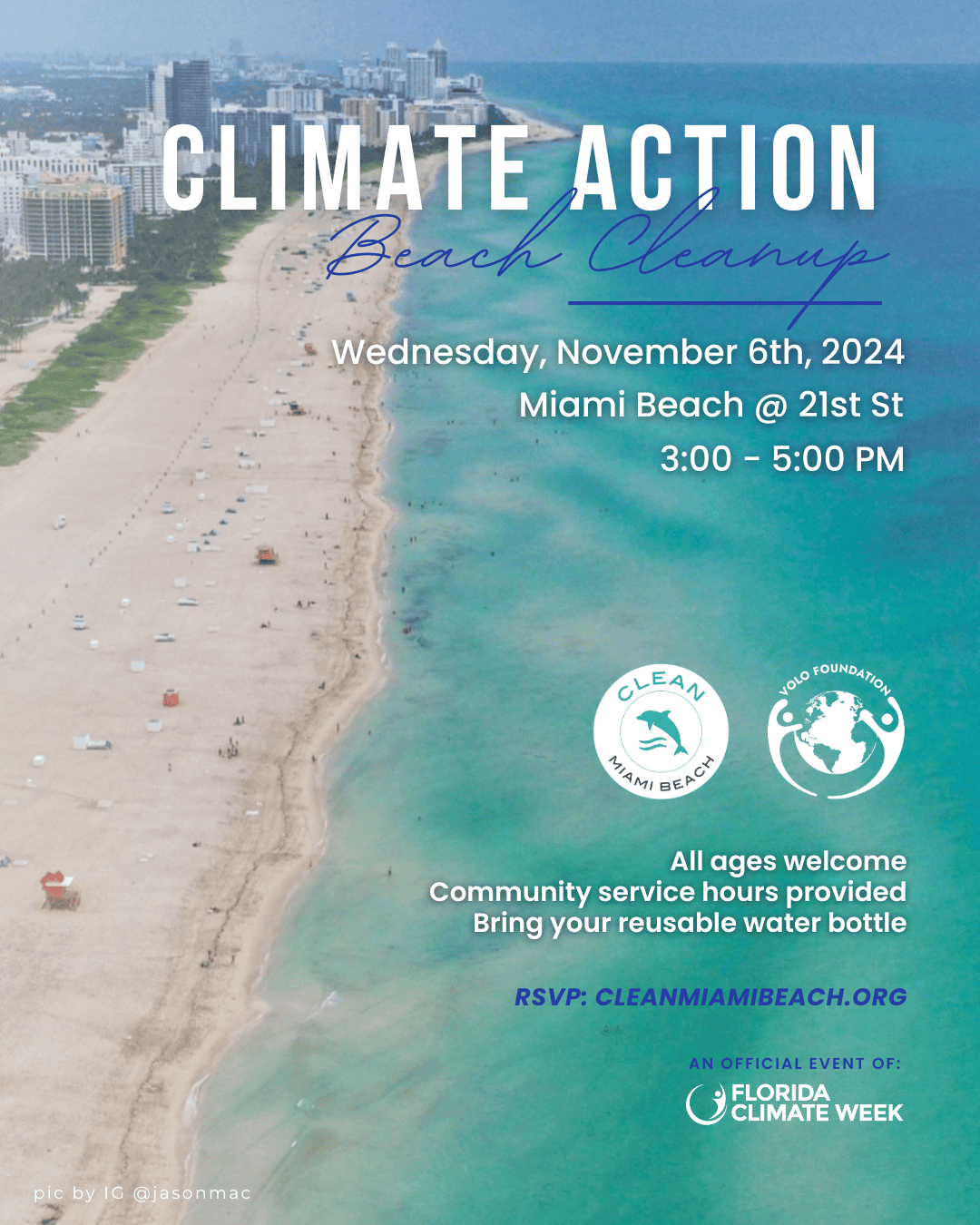 Clean Miami Beach - Climate Action Beach Cleanup | Volunteer Cleanup
