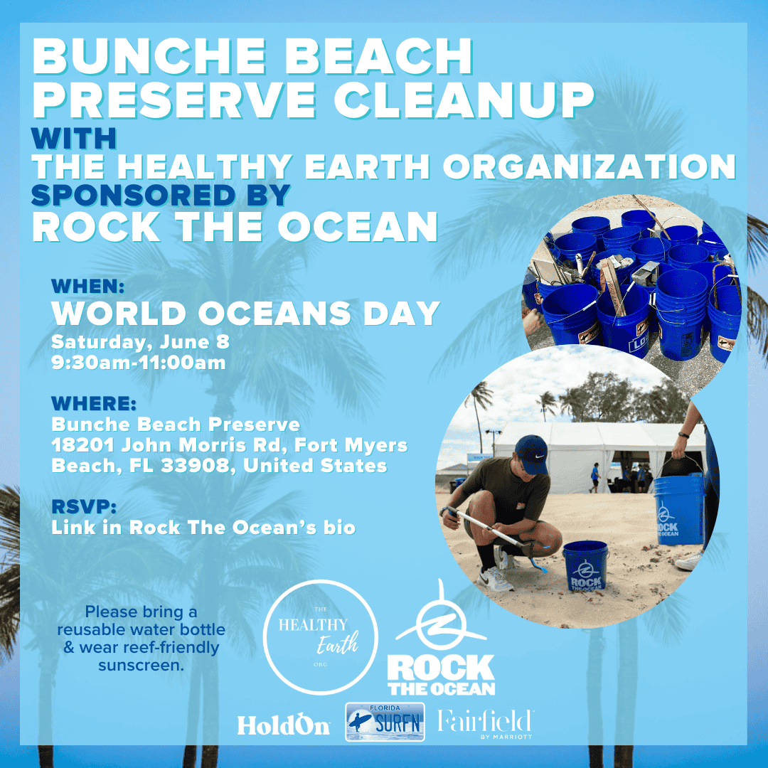 Bunche Beach Preserve Cleanup | World Oceans Day Event | Volunteer Cleanup